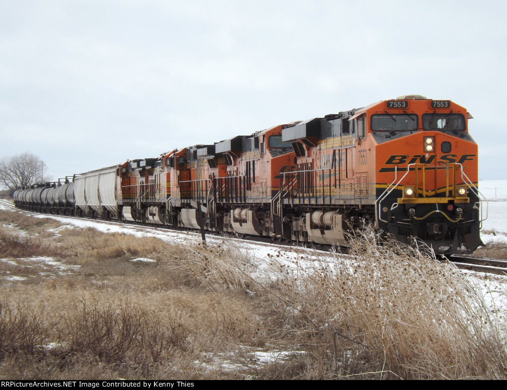 2 Gevo's, 3 Dash9's, and 17 cars